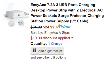 Quick Review: EasyACC 3 USB-port/2 AC-port surge protector is perfect ...