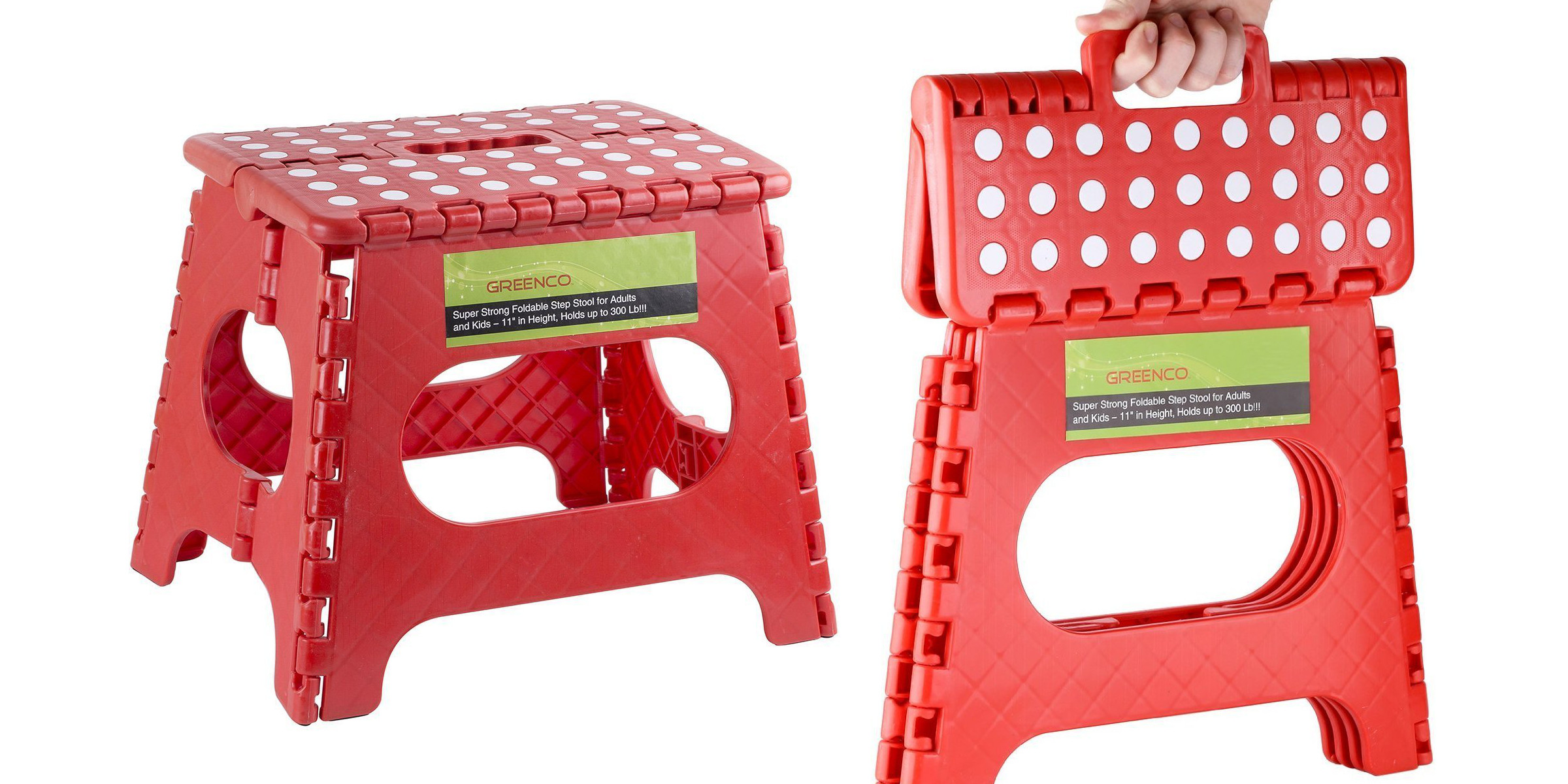 This highly rated foldable stepping stool is perfect for around the ...