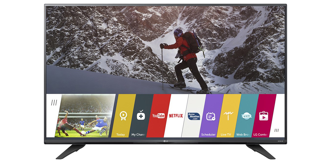 LG 60-inch Smart 120hz (Trumotion 240) 4K UHDTV w/ webOS 2.0: $899 ...