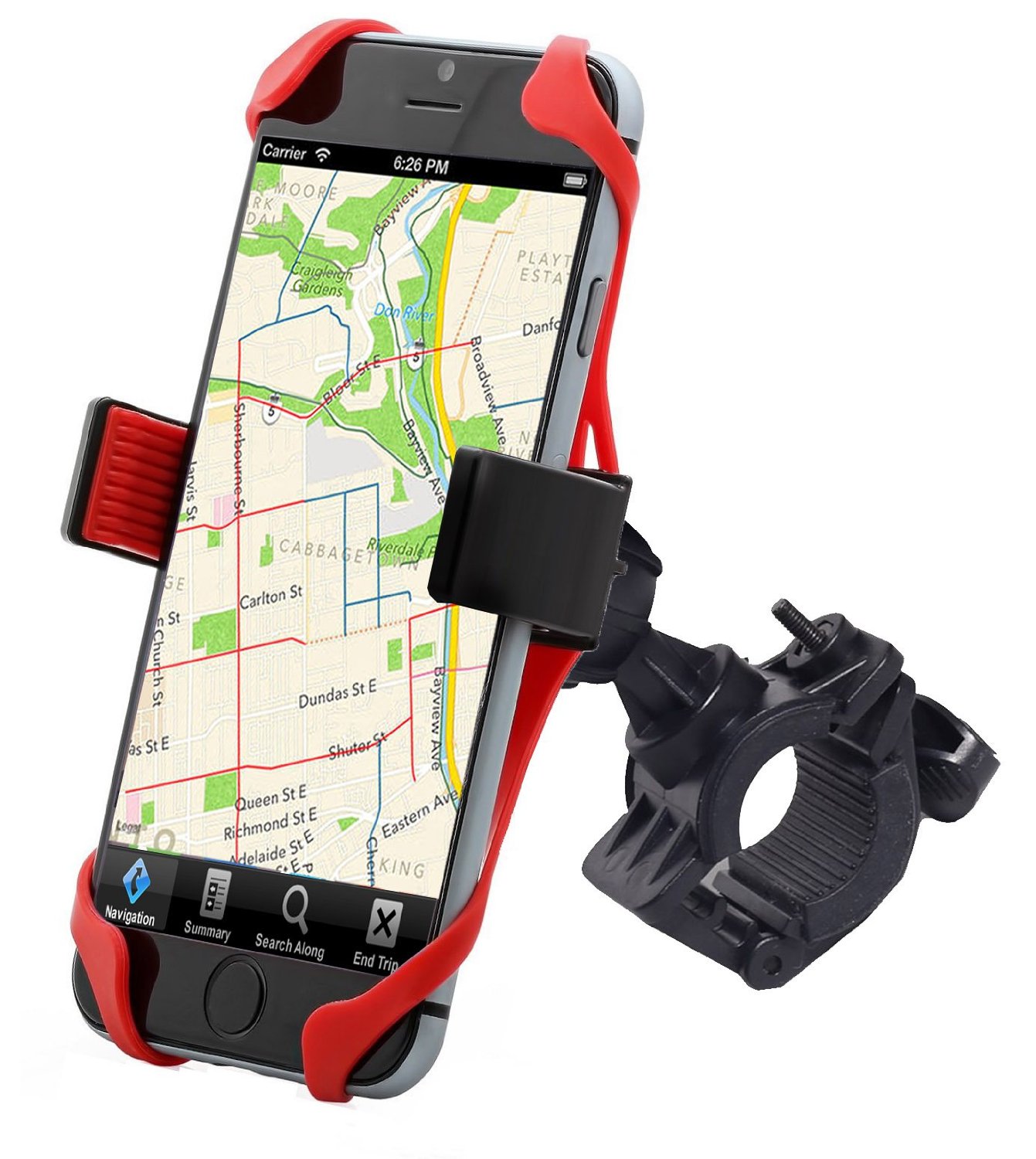 Liger Handlebar Mount for iPhone 6s/Android devices $6 Prime shipped ...
