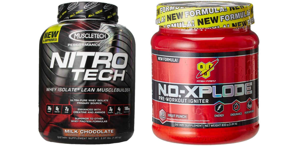 Sports/Fitness: N.O.-XPLODE pre-workout formula from $17, SKLZ Barrel ...