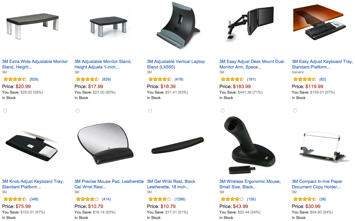 Add some comfort to your workspace w/ today's 3M sale at Amazon: dual ...