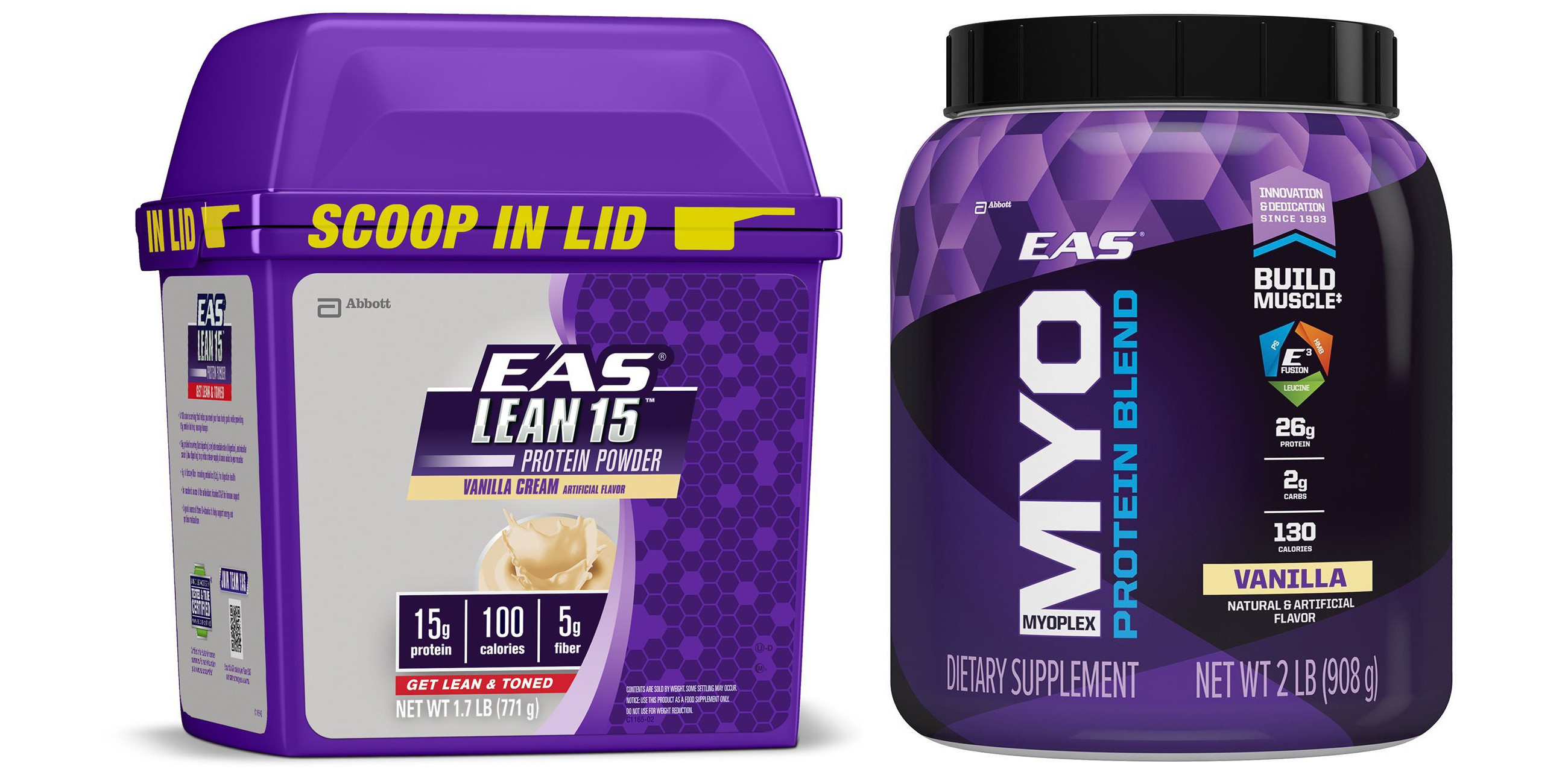 EAS Sports/Nutrition products up to 50% off: Lean 15 Protein from $12 ...