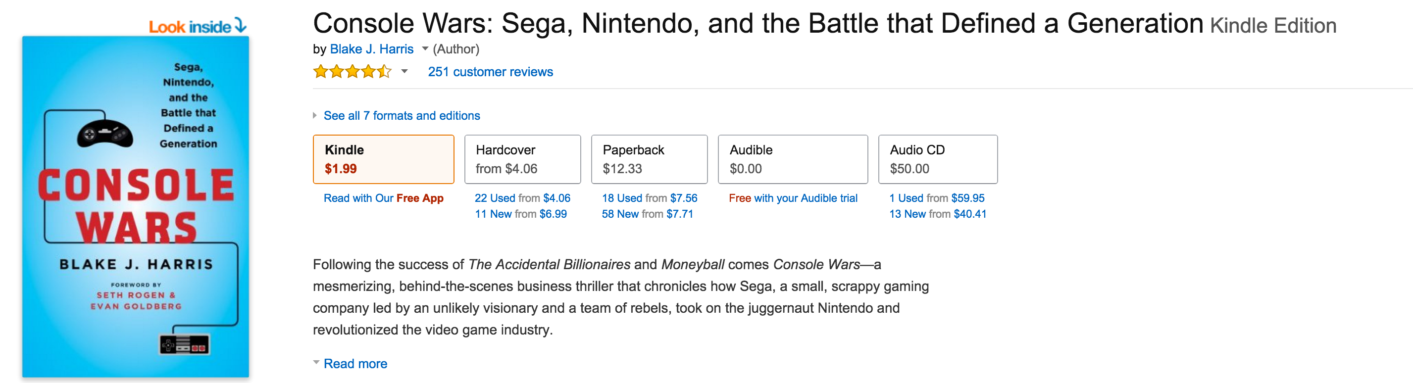Console Wars Kindle e-Book details the battle between Sega and Nintendo ...