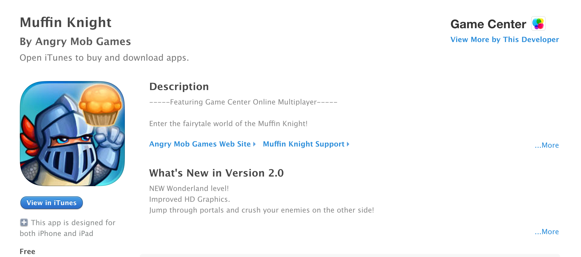Muffin Knight action platformer for iOS goes free for the first time in ...