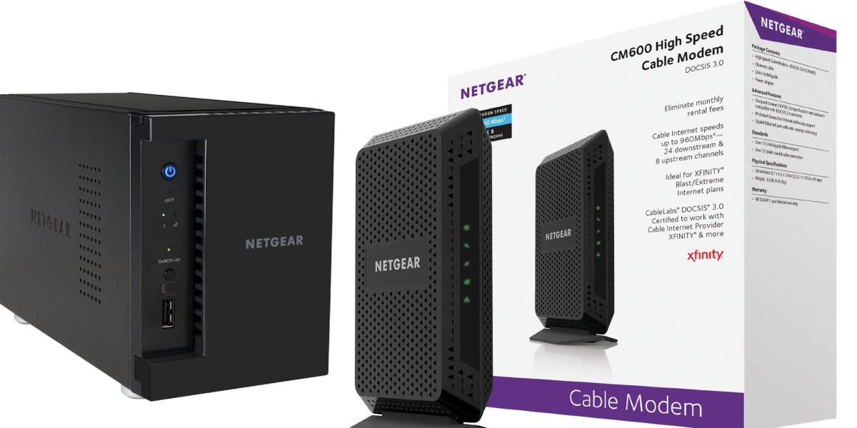 NETGEAR routers, modems & storage up to 60% off from $30: 2-bay NAS ...