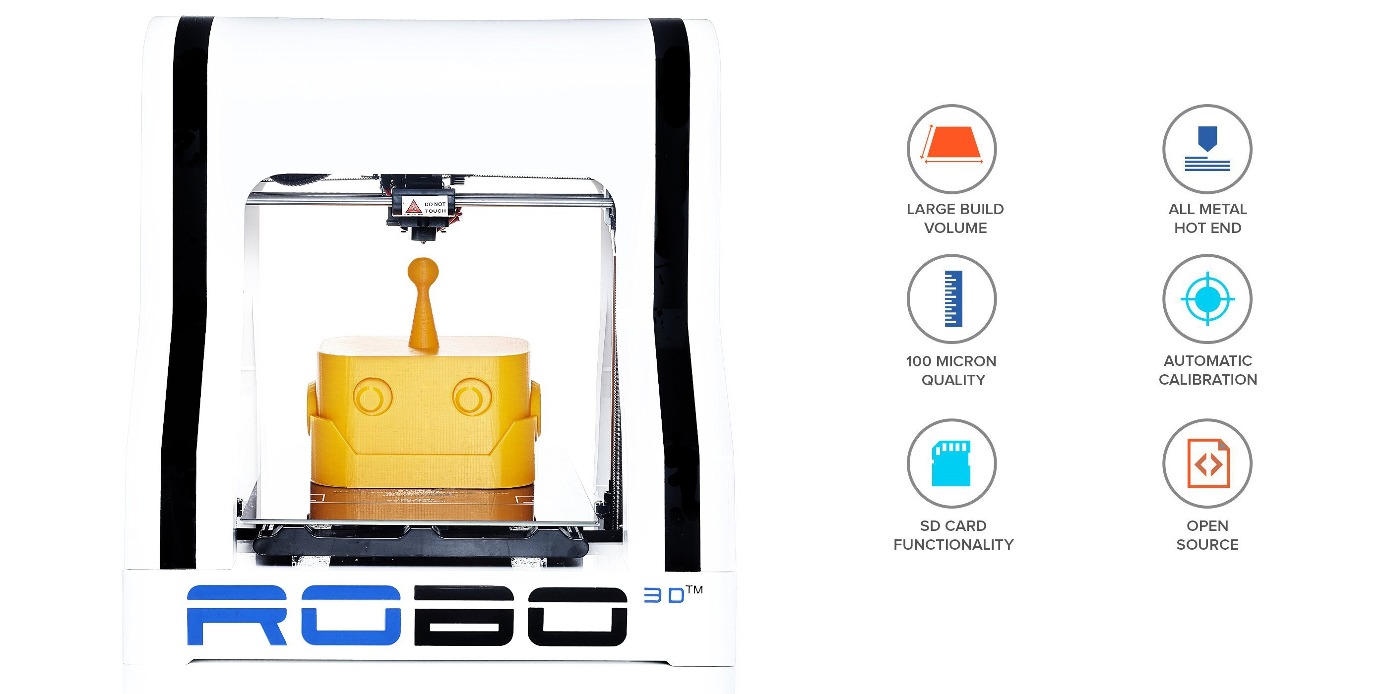 Amazon Gold Box - ROBO 3D R1 Fully Assembled 3D Printer: $620 shipped ...