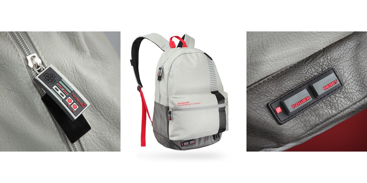 This NES-inspired backpack is the perfect carryall for any gamer