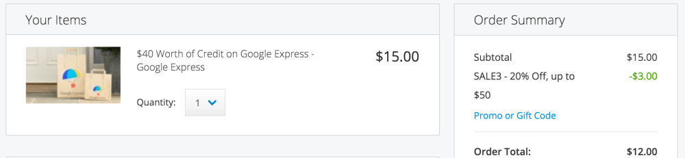 Give Google Express a try with this $40 credit for $12 with email ...