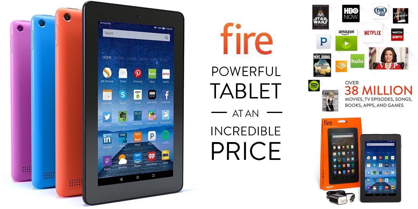 Amazon adds new color options and storage to its insane $50 7-inch Fire ...