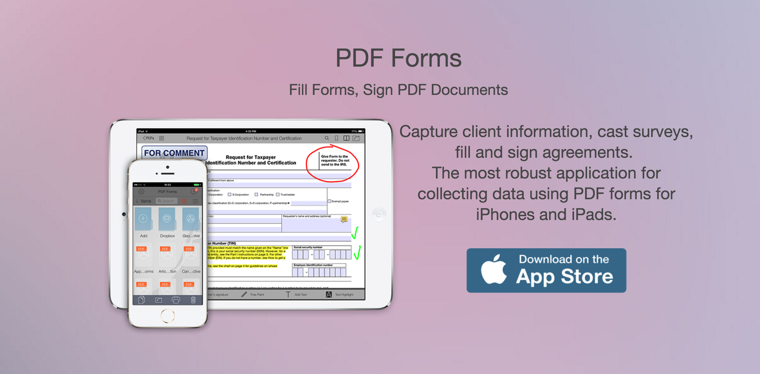 PDF Forms for iOS goes free for the first time in nearly a year ($8 value)
