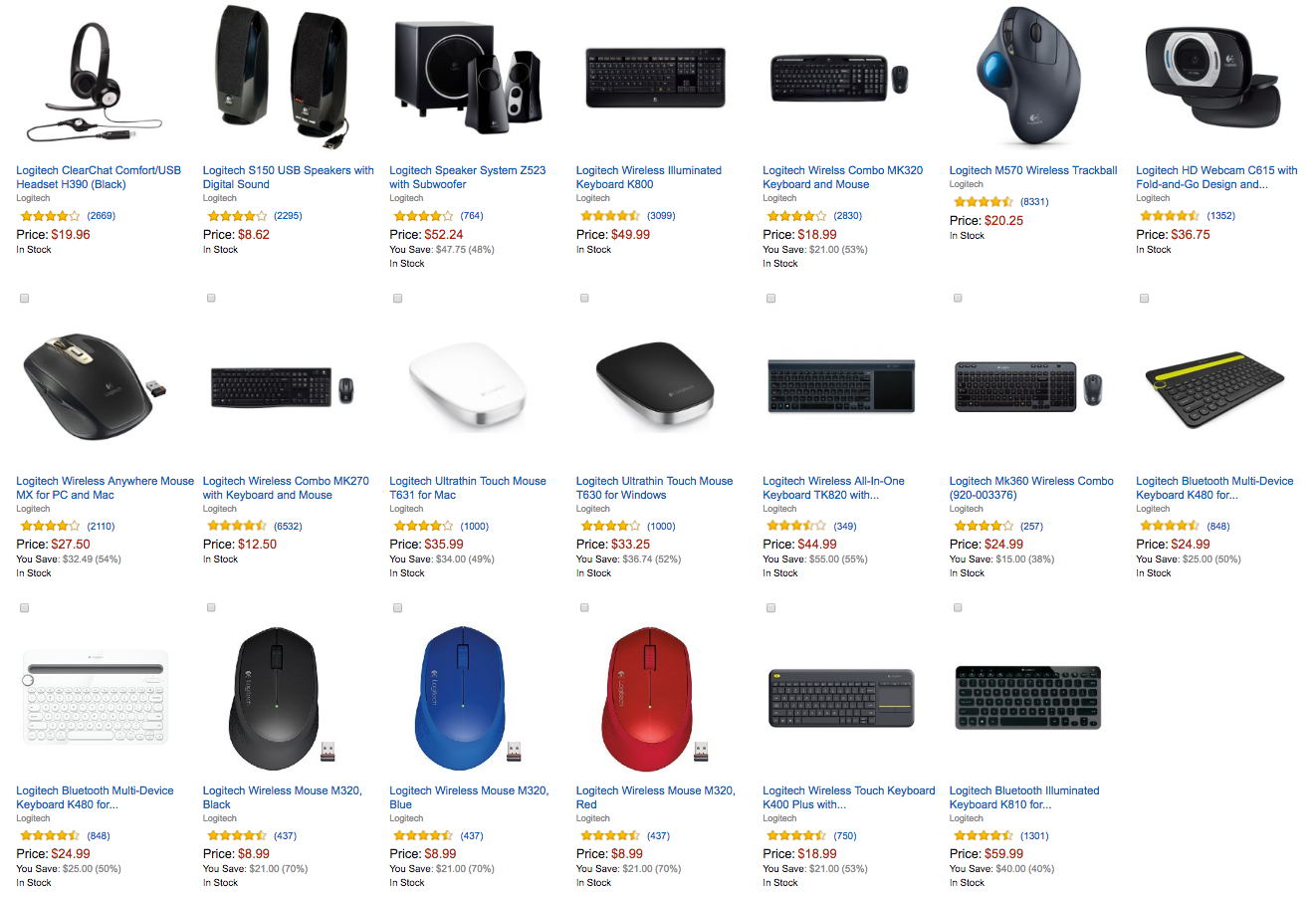 Amazon Gold Box - Logitech keyboards & mice up to 50% off: Multi-Device ...
