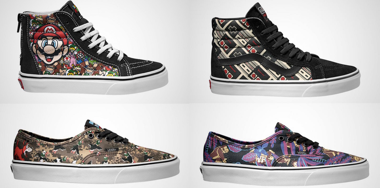 Vans and Nintendo team up for epic new line of NES-themed sneakers ...