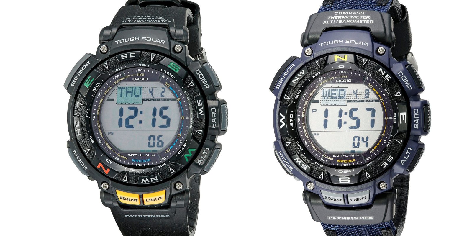This Casio Sport Watch has a compass, altimeter, barometer ...