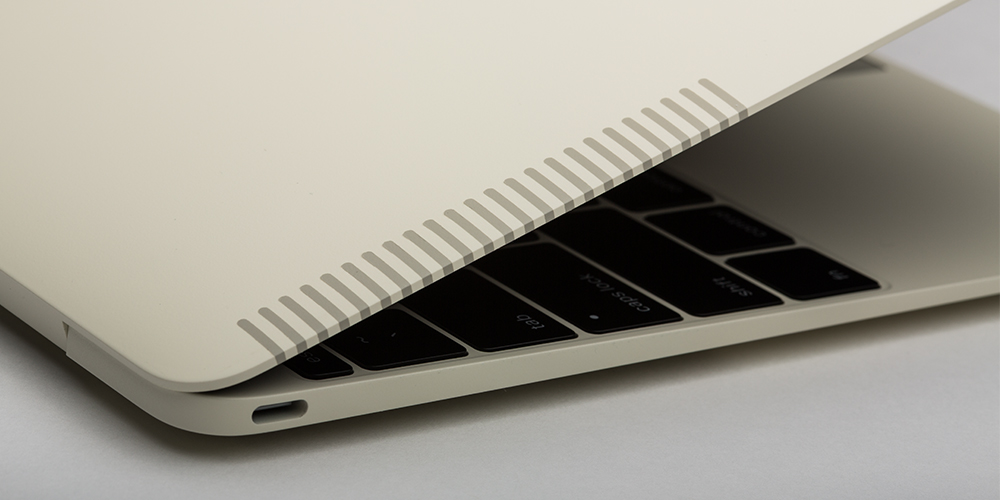 Colorware tricked out a MacBook with an Apple IIe design and it's awesome