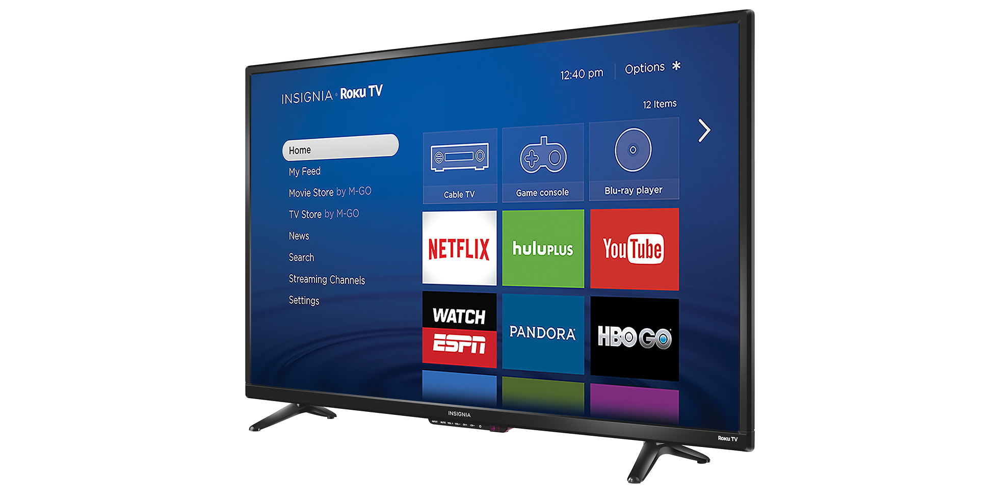 Bring a 40-inch Roku-enabled Smart 1080p HDTV to your bedroom or office ...
