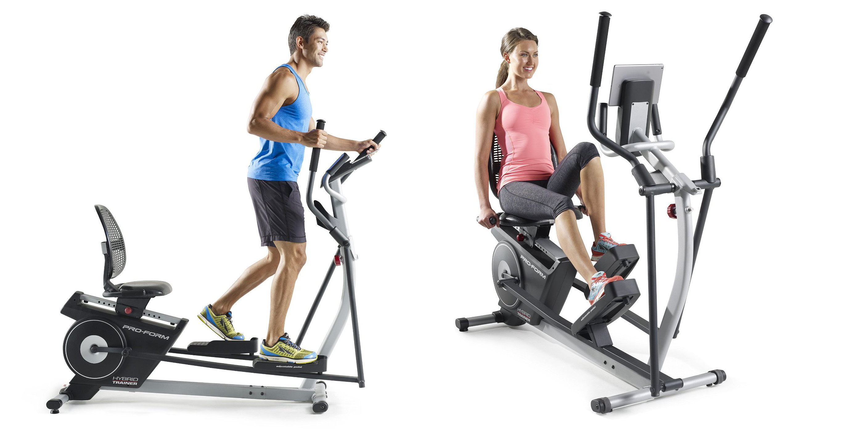 Time to get in shape with the dual recumbent bike/elliptical ProForm ...