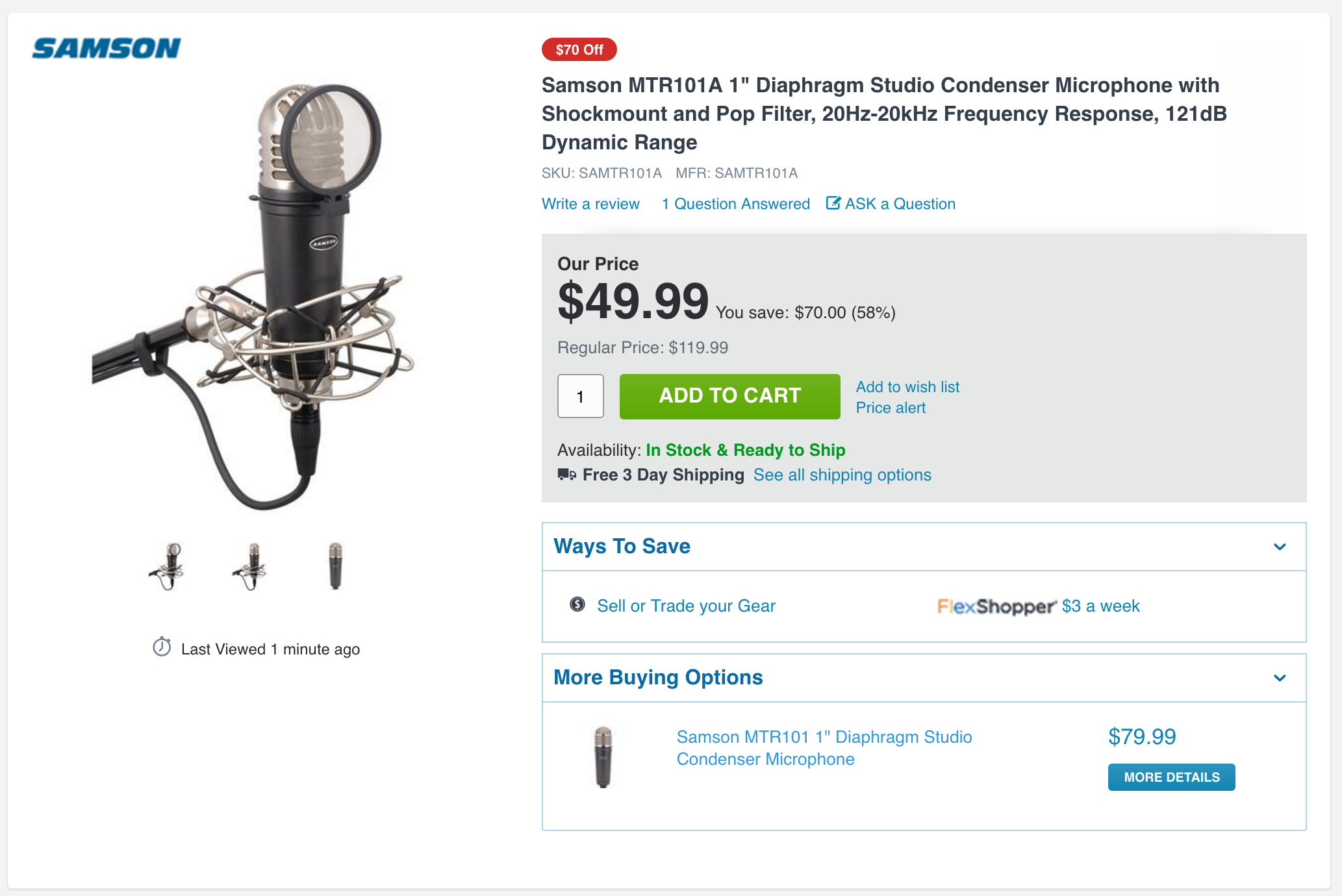 The Samson Studio Microphone Kit will take your home recordings to the ...