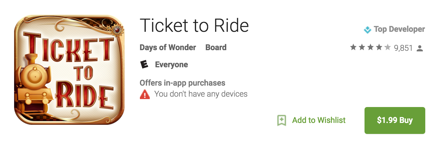 Ticket to Ride on iOS and Android drops to its lowest price in years ...