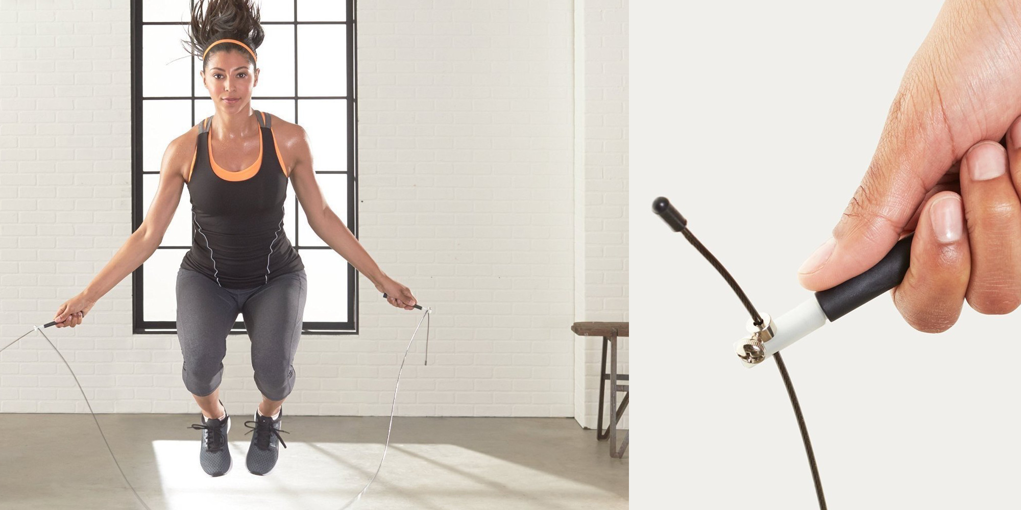 It's time to get in shape with the AmazonBasics Adjustable Jump Rope ...