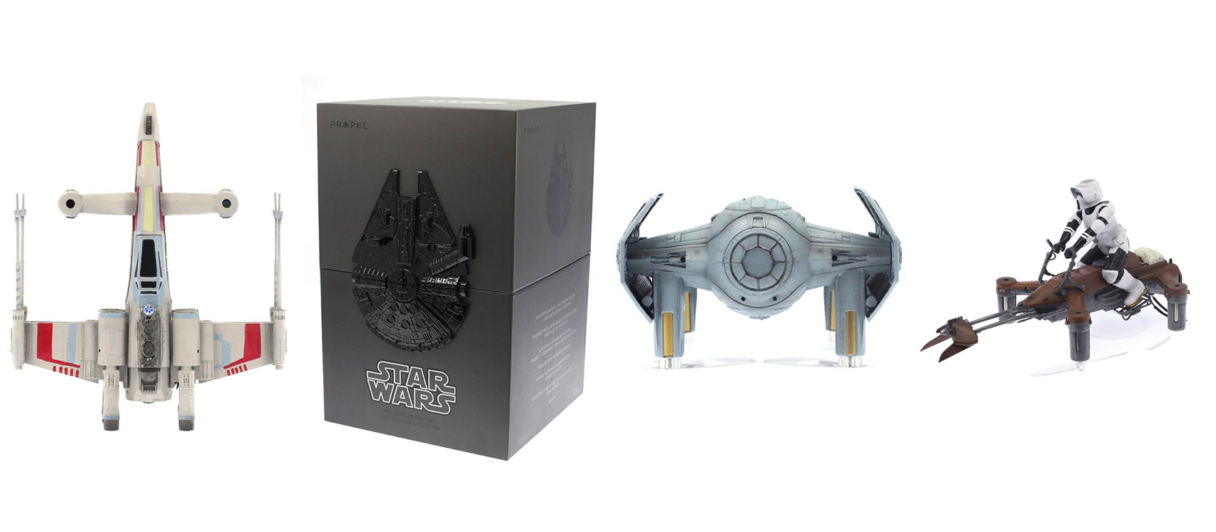 Remote controlled Star Wars drones that hit 25mph in under 3 seconds ...