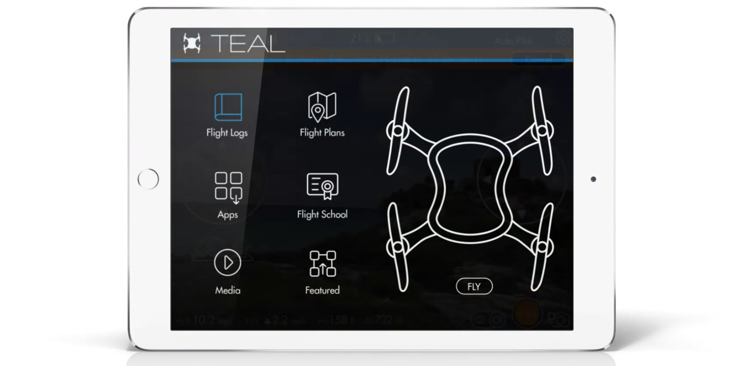 The new Teal Drone hits speeds up to 70MPH and packs a 4K camera too
