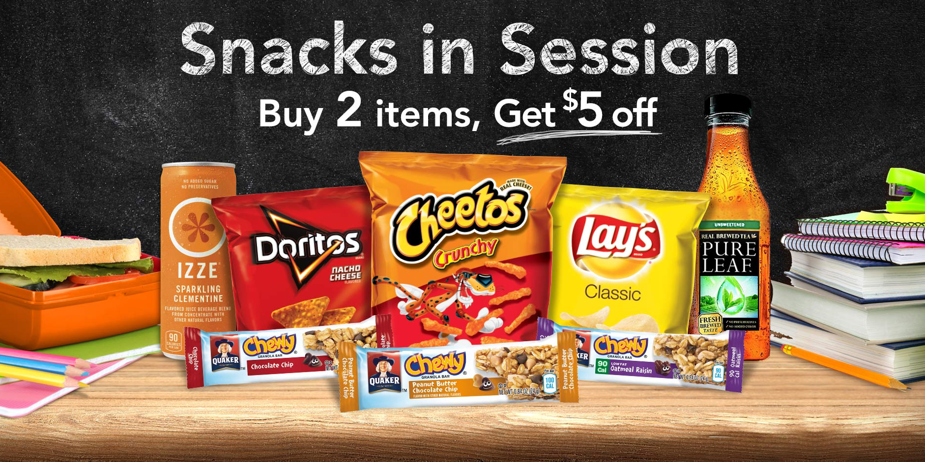 Amazon's back-to-school promo takes $5 off any order of two snacks ...