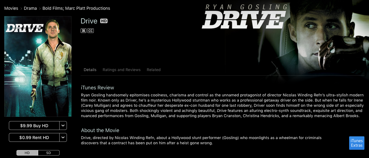 Watch Ryan Gosling and Bryan Cranston in ‘Drive’ tonight for just $0.99 ...