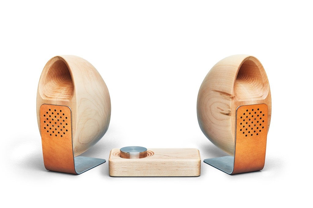 Grovemade's latest creation is a pair of walnut and maple speakers ...