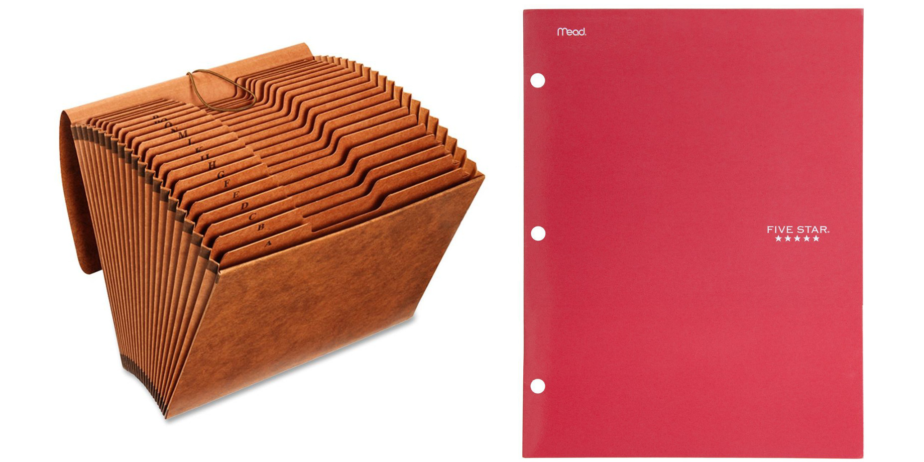 Back-to-School/Office Supplies: 21-pocket Expanding Fan Folder w ...