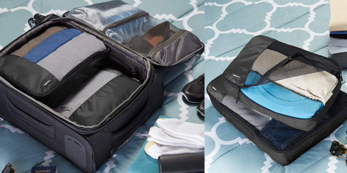 Keep your clothes neat & tidy on the road w/ this 4-pc AmazonBasics ...