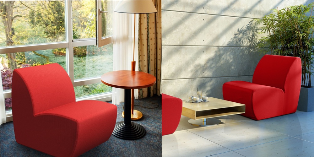 These Stylish Accent Foam Chairs are available in four vibrant colors ...