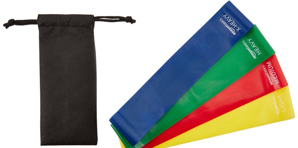 The AmazonBasics 4-Piece Exercise & Resistance Band Set is within cents ...