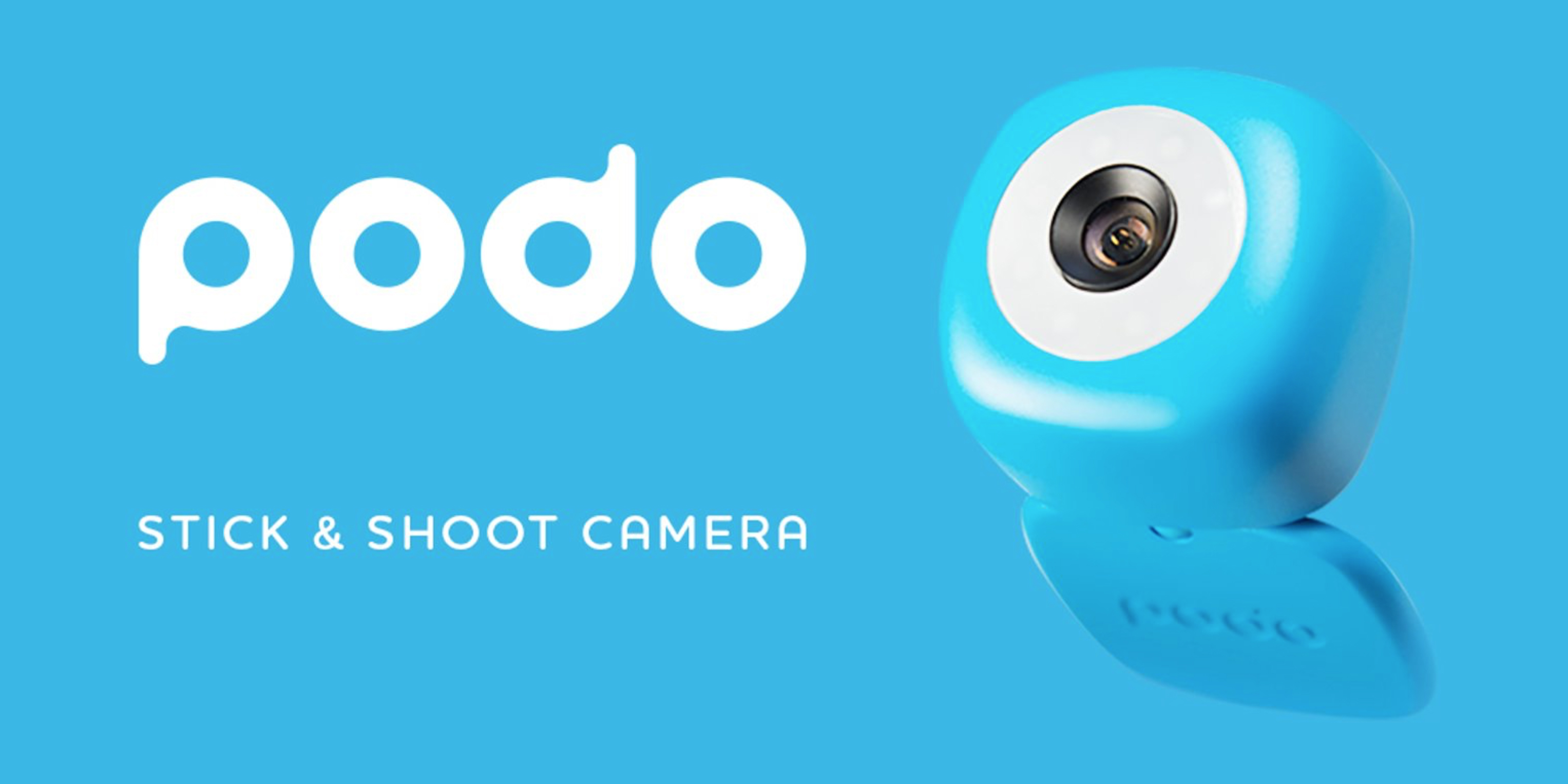 Podo's second generation Bluetooth camera can be stuck just about ...