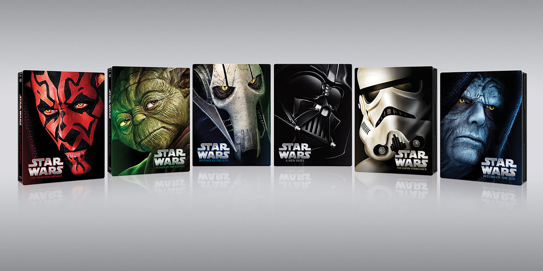 You can pick up Star Wars Episode I-VI with a Steelbook Cover for $10 ...