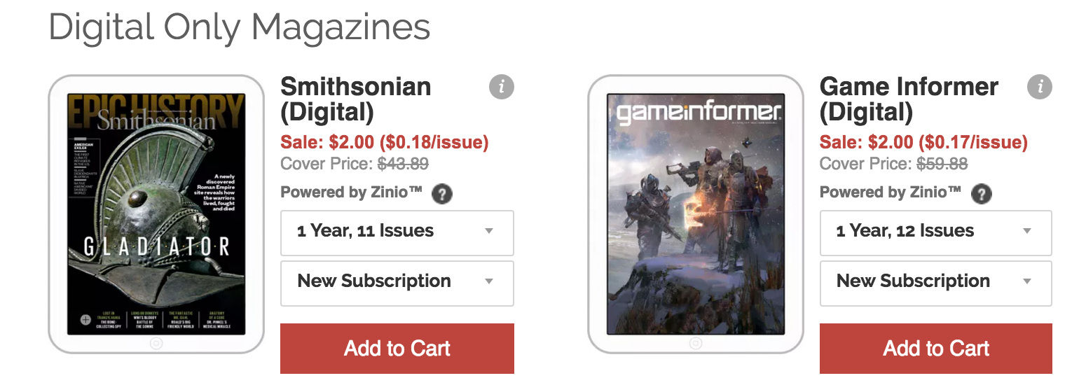 Rare magazine sub deals from $2/yr: Game Informer, Wired, Forbes, Dwell ...