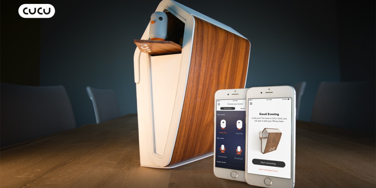 CuCu Clock is a modern day timepiece for your wall with smartphone ...