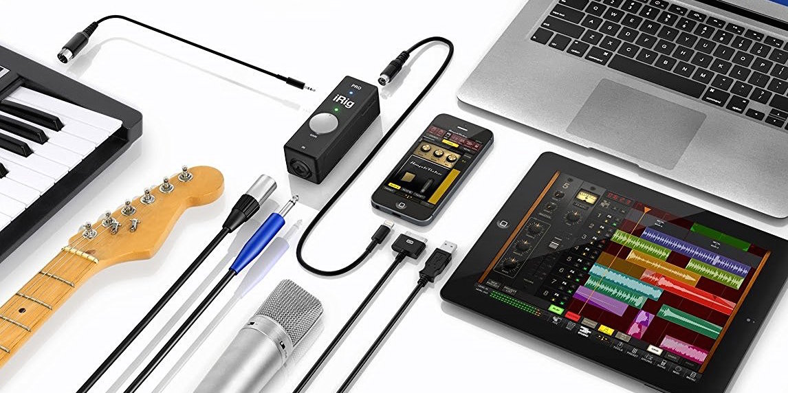 iRig Pro iOS/Mac audio interface ships with Lightning and USB cables ...