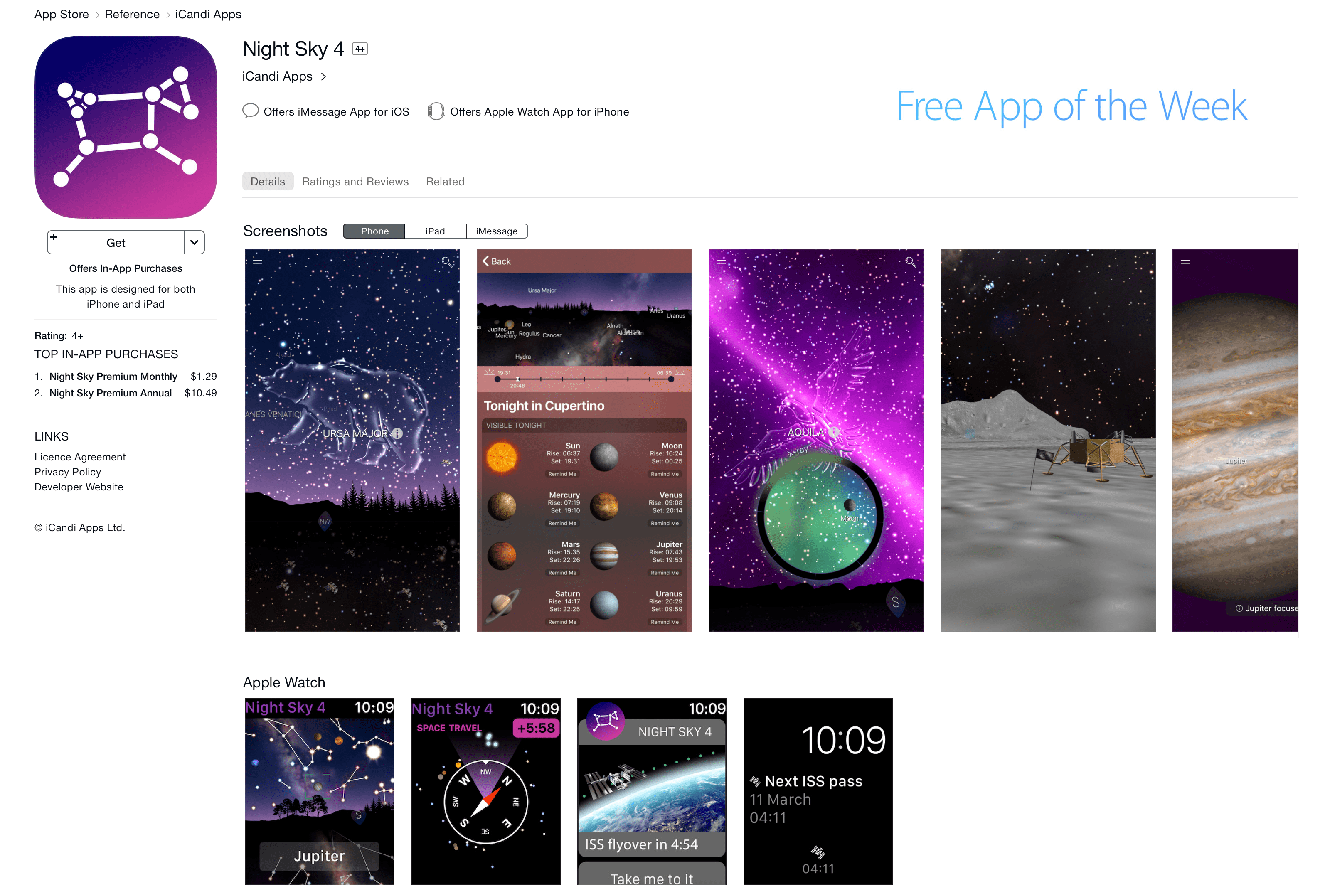 App Store Free App of the Week: Night Sky 4 goes free for the first ...