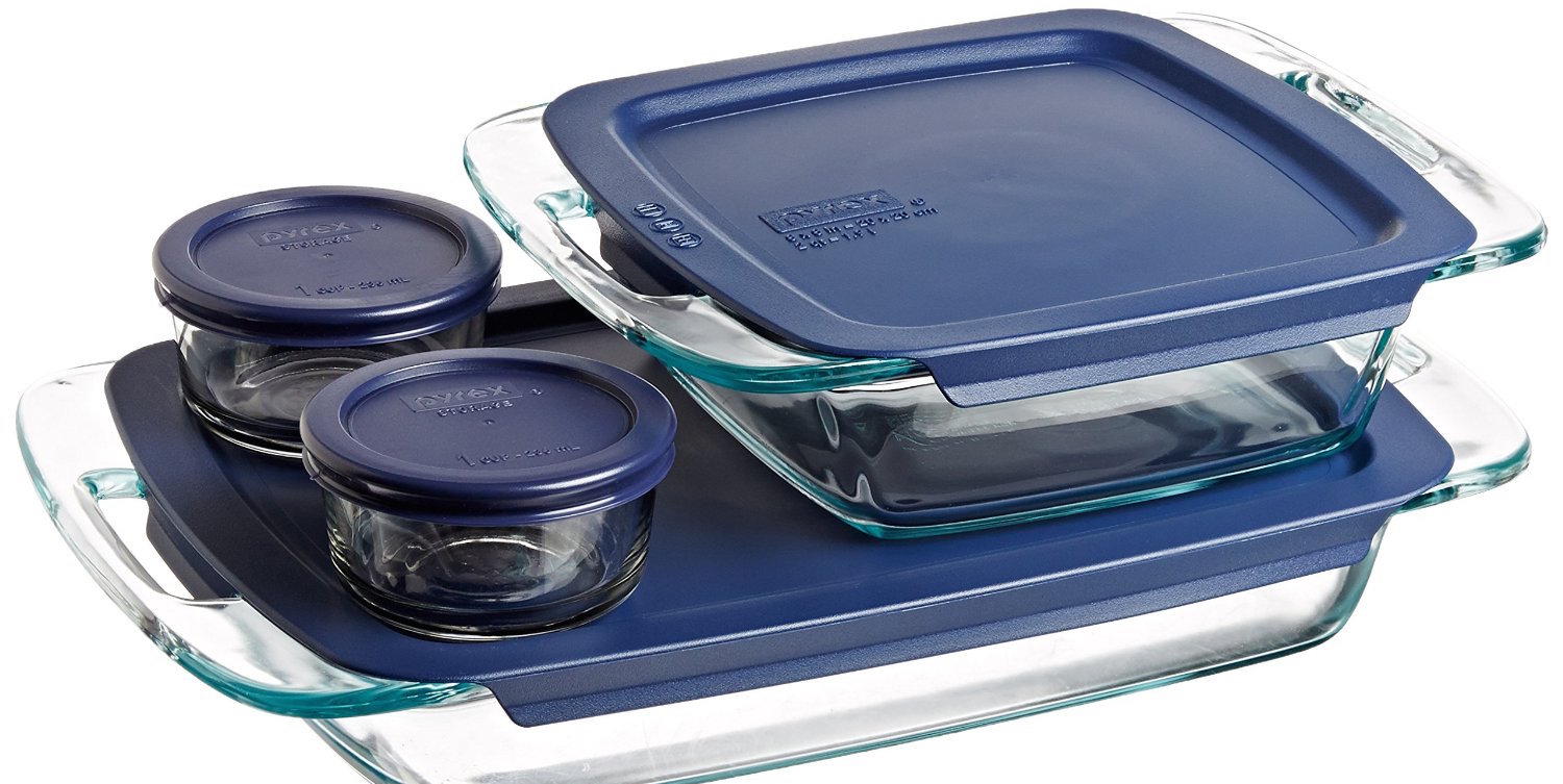 This best-selling glass Pyrex 8-piece food storage set doubles as ...