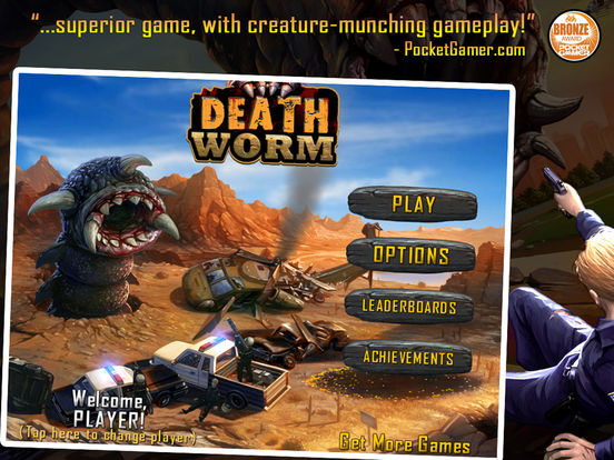 Take control of a giant Death Worm on your iPhone or iPad for just $1 ...