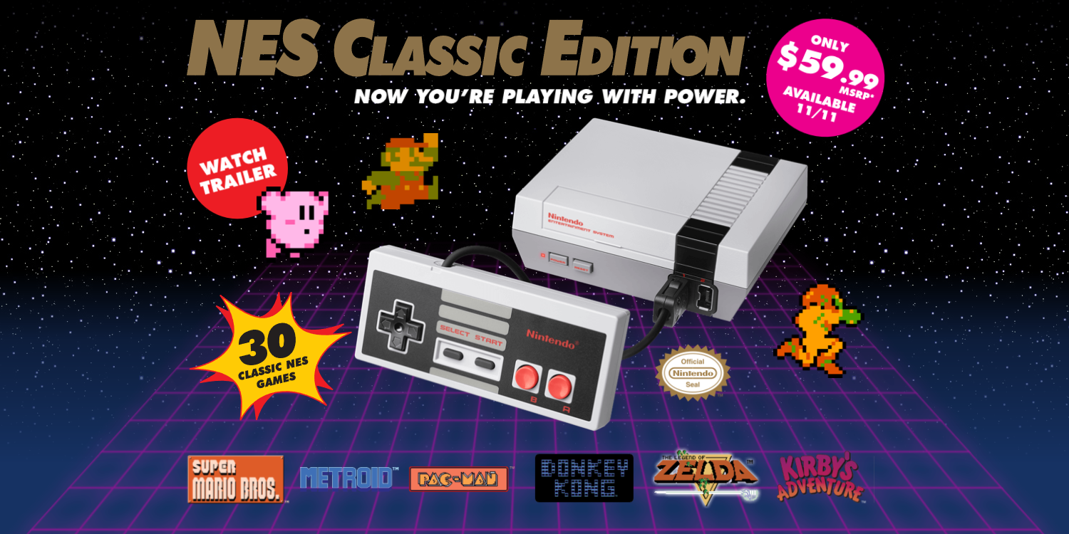 Nintendo’s $60 NES Classic Edition w/ 30 pre-loaded games is now ...
