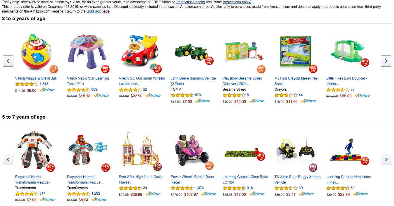 Finish all of your holiday toy shopping today at Amazon – Save 40% (or ...