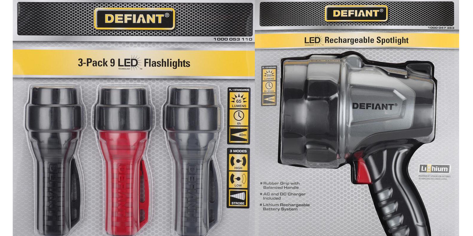 Home Depot has a 3-Pack of Defiant 9 LED Flashlights for $6 and the ...