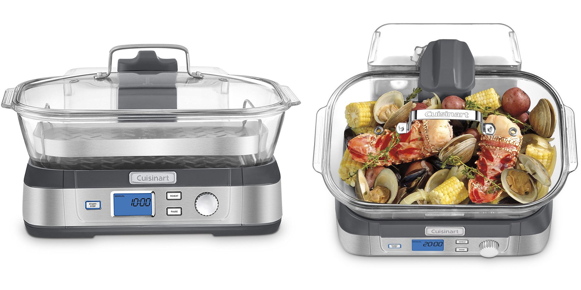 It's time get a high-end stainless steel/glass Cuisinart steamer while ...