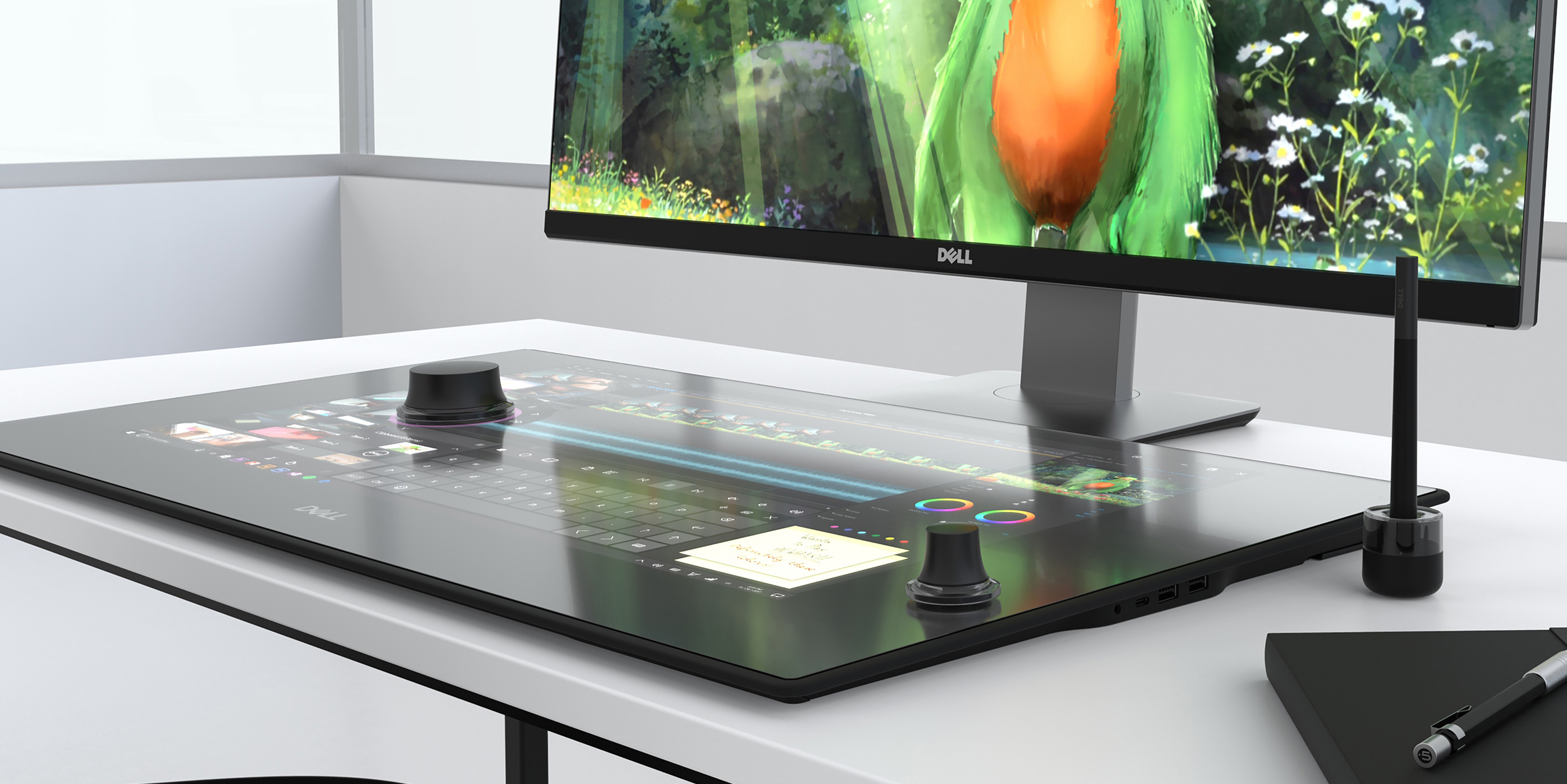 Take a look at Dell's new Canvas workstation display and Totem radial ...