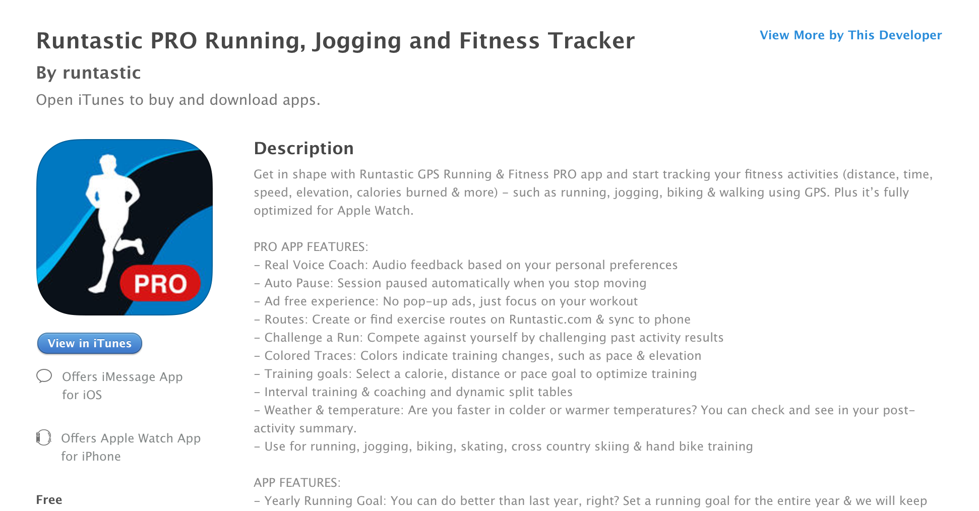 Runtastic PRO Running, Jogging and Fitness Tracker for iOS goes free ...