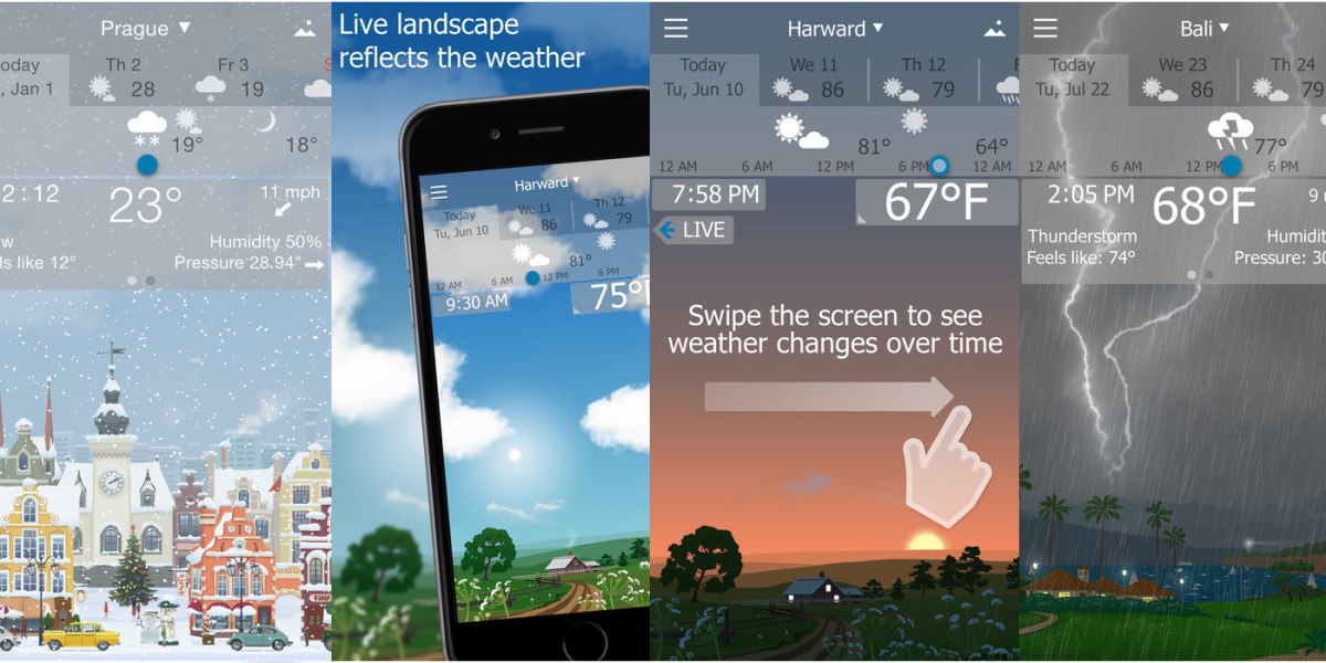 YoWindow brings animated and interactive weather to iOS for FREE (Reg ...
