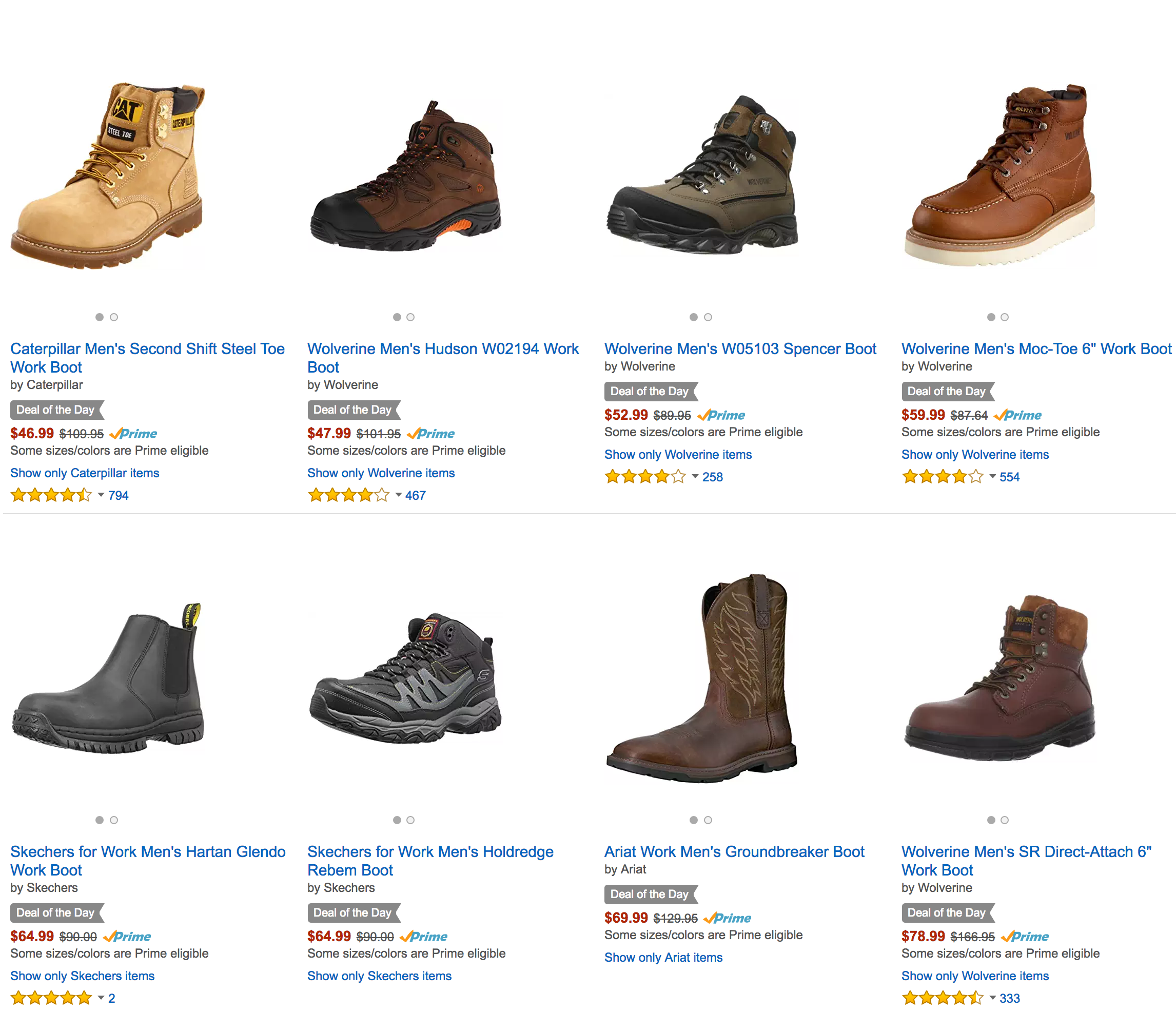 Grab a new pair of work boots in today's Amazon Gold Box from top ...