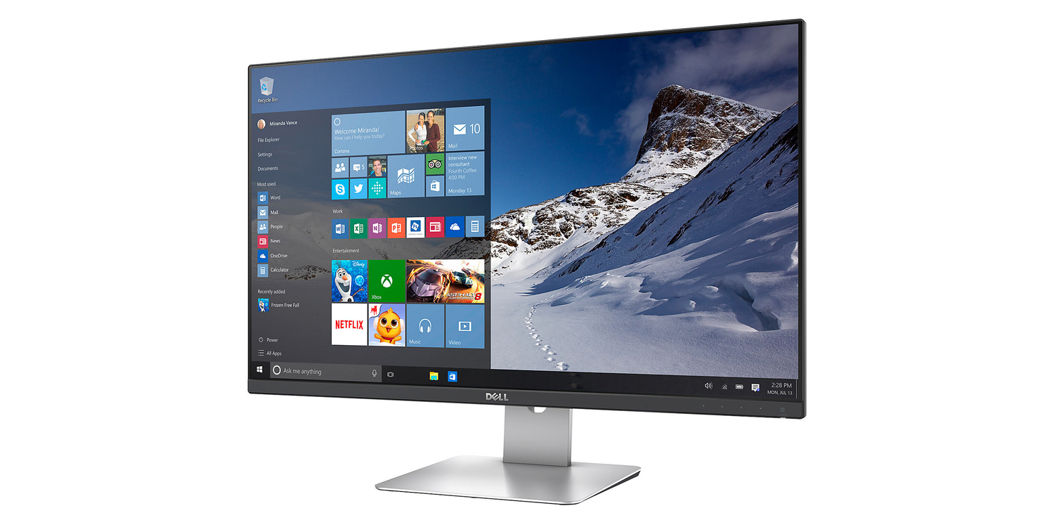 Add the Dell 27-inch Curved 1080p Monitor to your desk without breaking ...